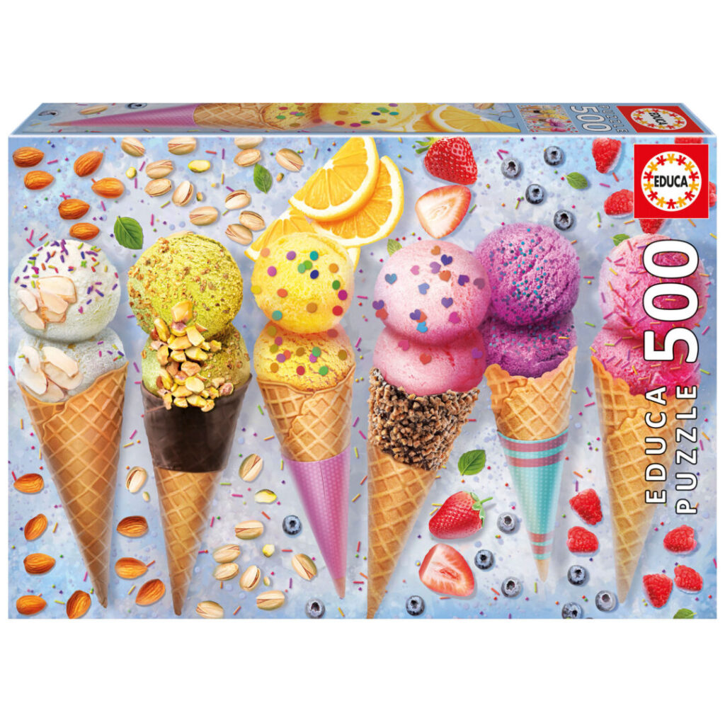 Educa Ice Cream 500 Piece Jigsaw Puzzle